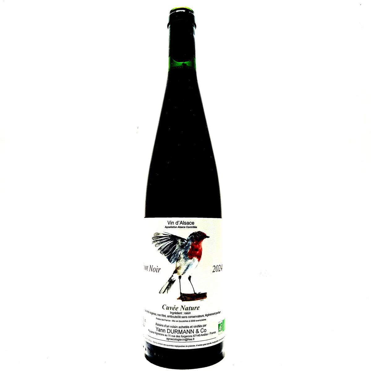 Rouge Gorge 2024 | Yann Durrmann | Organic Natural Wine — Highbury Library
